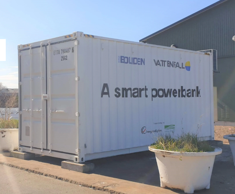 Smart battery storage for a safer electricity supply - Boliden