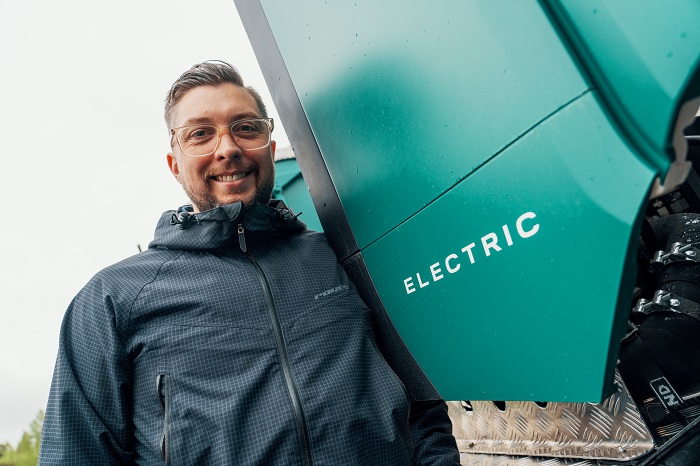 Our first electric truck starts rolling on public roads - Boliden